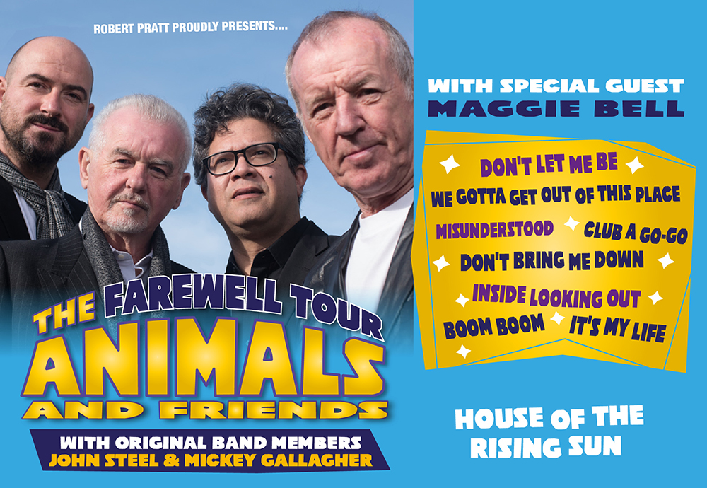 Cancelled: ANIMALS and FRIENDS FAREWELL TOUR | Tivoli Theatre